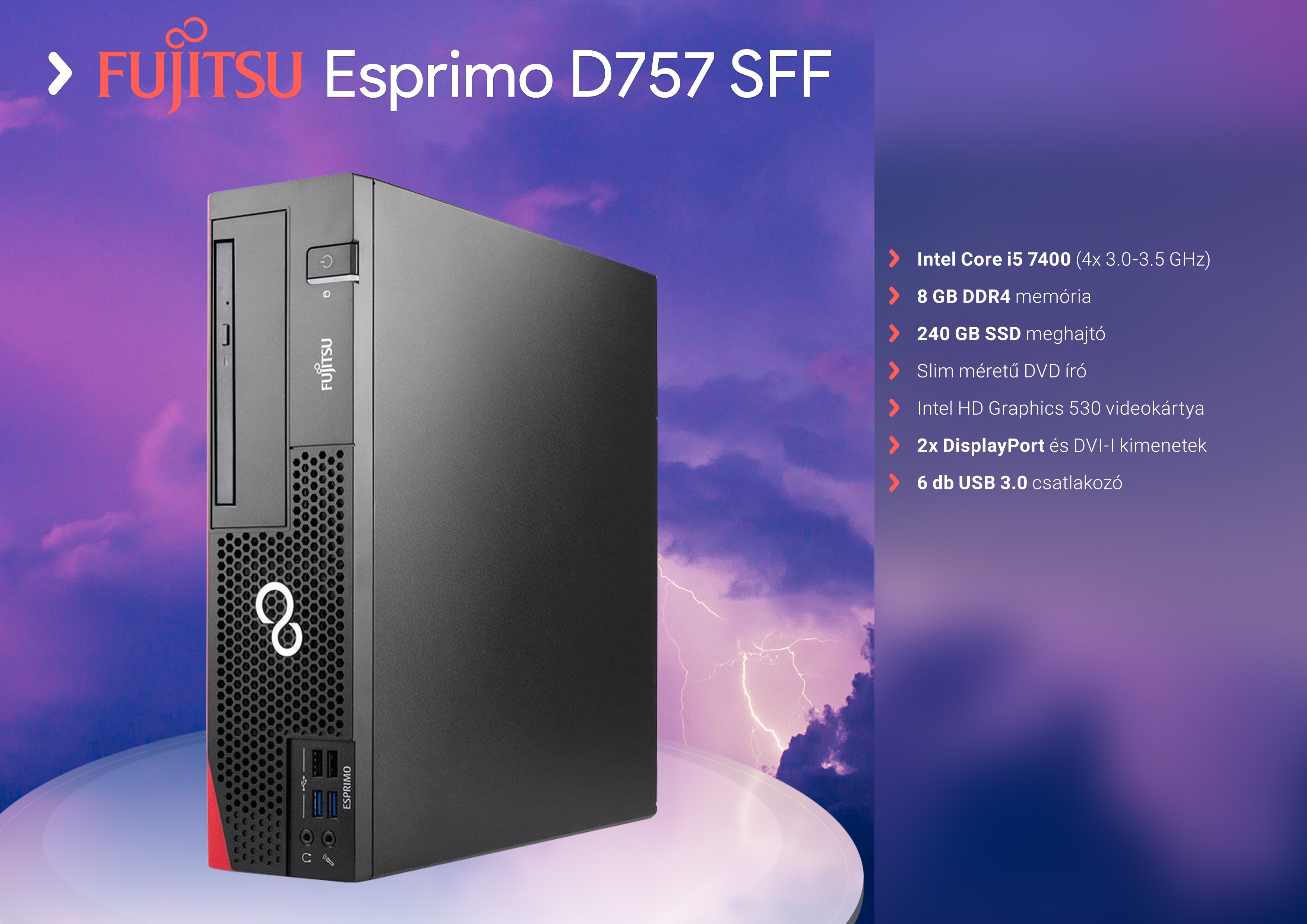 Fujitsu Esprimo D757 SFF :: PC Aréna Kft.