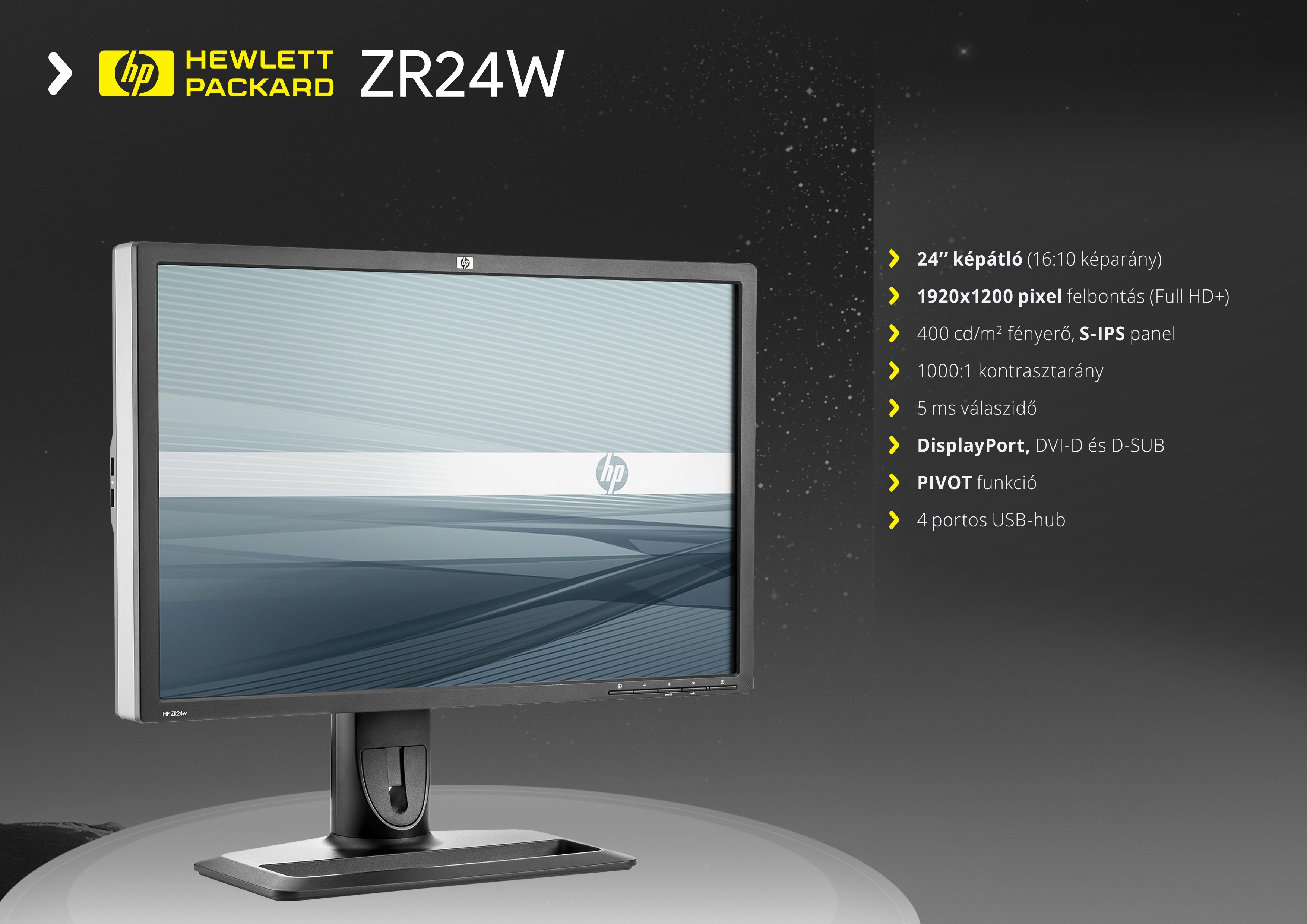 HP ZR24w :: PC Aréna Kft.